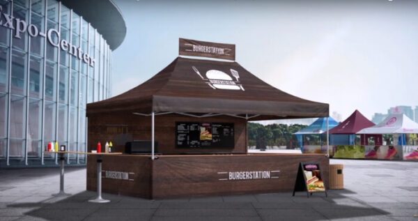 What is the Size of a Vendor Stall?